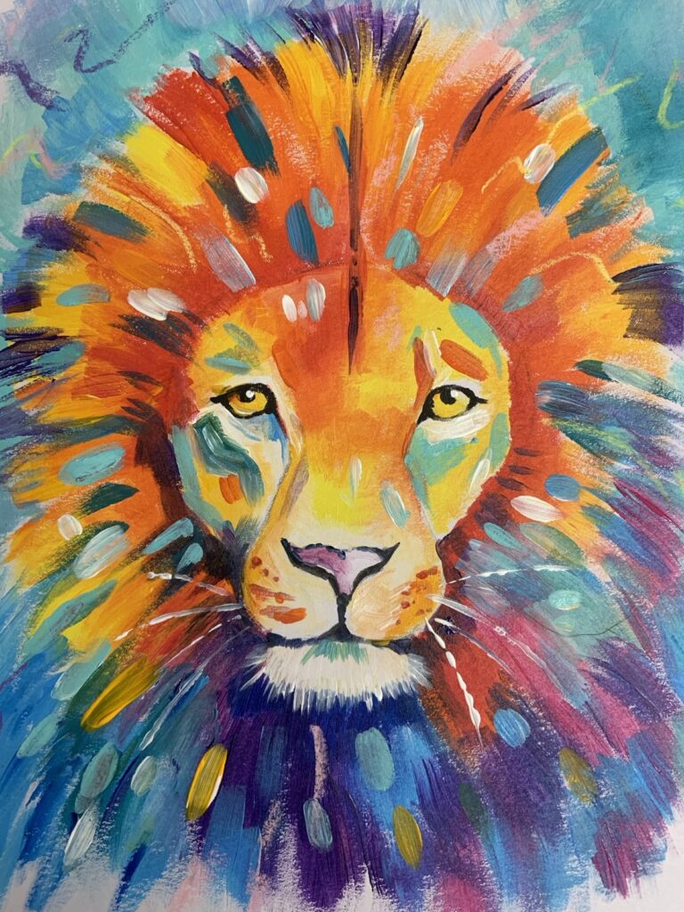 Lion art workshop! Bridgetown Primary School, Stratford upon Avon ...