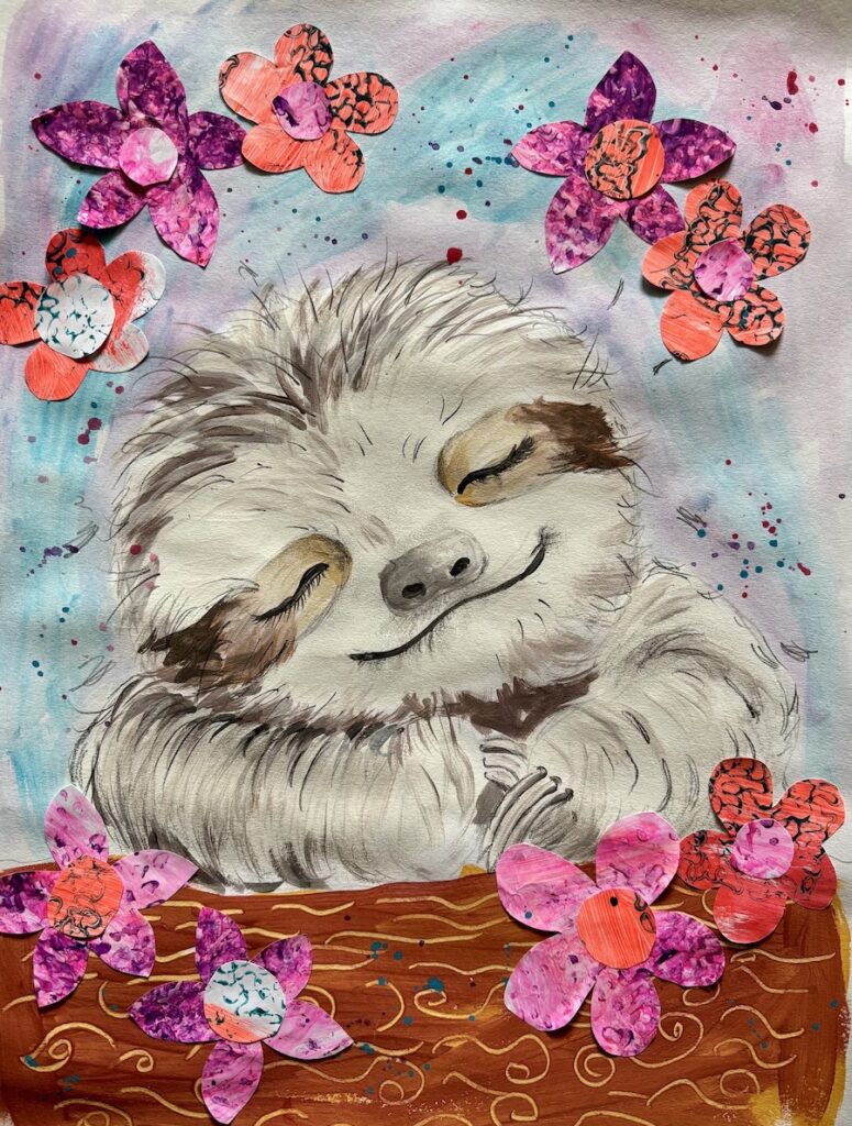Sleepy Sloth Art workshop – The Croft Preparatory School July 16th 9 ...